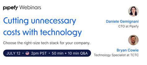 🎥 Webinar Recording Cutting Unnecessary Costs With Technology Choose The Right Size Tech