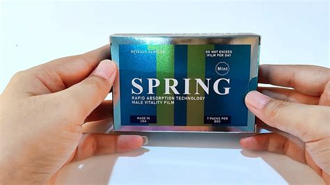 Wholesale Packaging Sex Drive Men Mint Film Slice Male Sexual