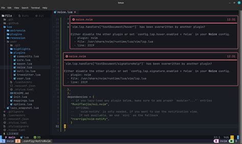 Help Needed For Adding Noice To Astronvim Rastronvim