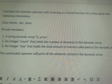 Tion 1 Implement Write The Copy Constructor For A
