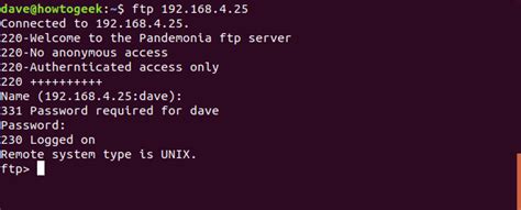 How To Use The Ftp Command On Linux