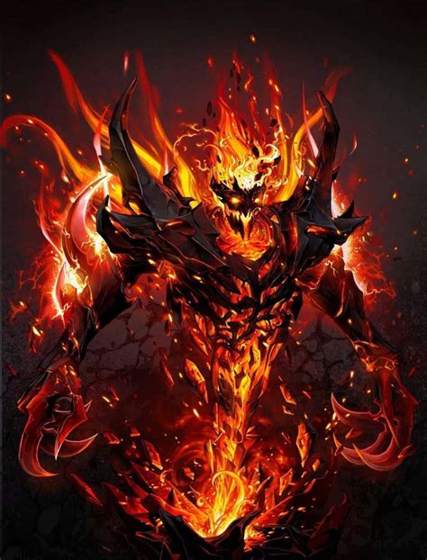 Download Shadow Fiend Unleashing His Power Wallpaper