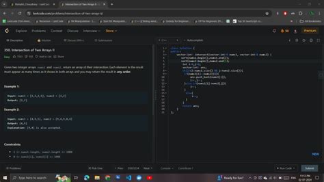 Day 50 Of The 75daysofleetcode Challenge Rishabh Choudhary Posted On