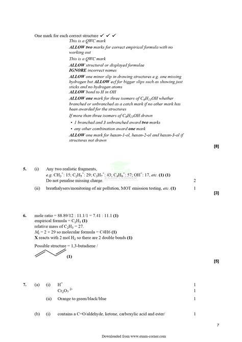 Modern Analytical Techniques Exam Corner