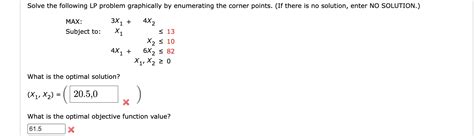 Solved Solve The Following LP Problem Graphically By Chegg