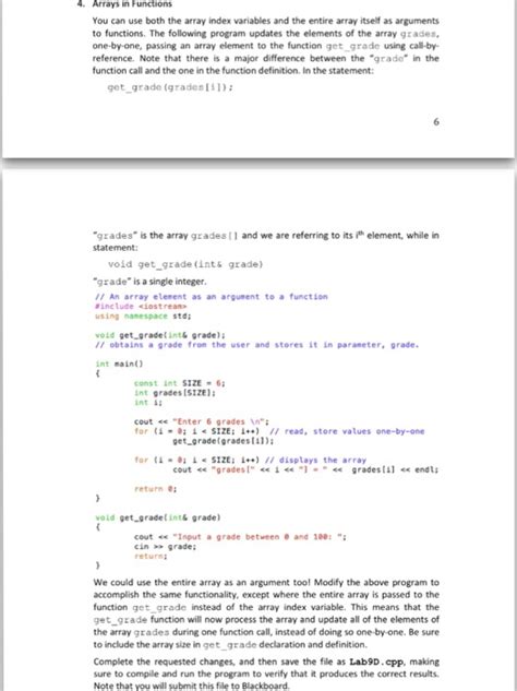 Solved 3 Introduction To Arrays An Array Is A Variable