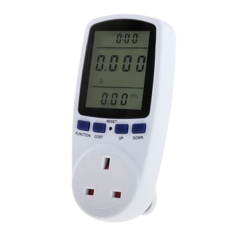 Buy Maccy Digital Monitor Power Metering Socket With Lcd Display Power Meter Energy Monitor For