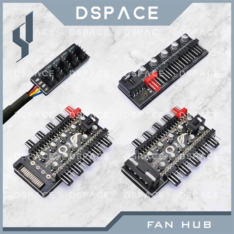 PWM 4pin 3pin Fan Splitter Hub Splitter For 12V Desktop Computer Cooler Fans 4 Pin Fan Hub