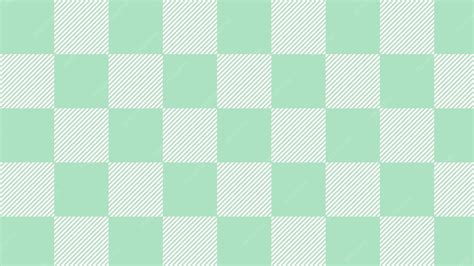 Green Checkered Background
