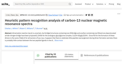Heuristic Pattern Recognition Analysis Of Carbon 13 Nuclear Magnetic
