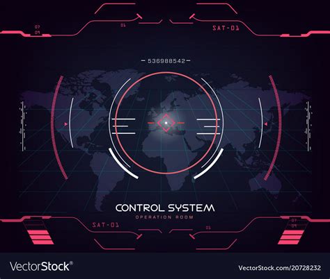 Interface Ui Design Graphic Hud Royalty Free Vector Image