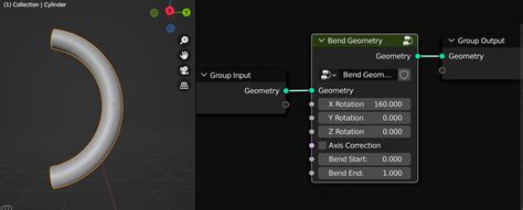 Easy Bend Geometry Node Blender Market