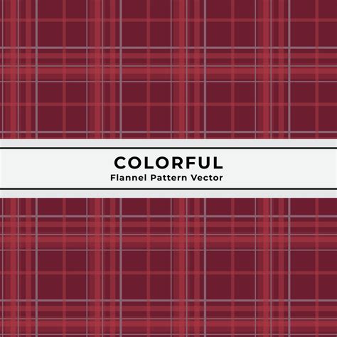 Colorful Flannel Pattern Vector 15070798 Vector Art At Vecteezy