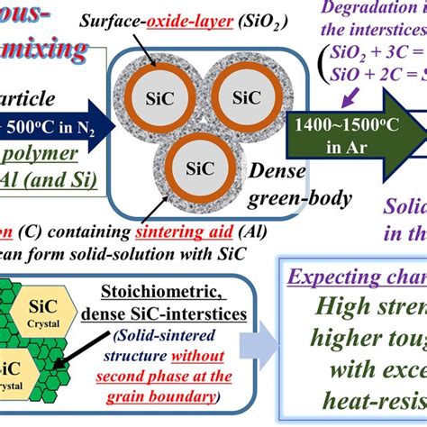A General Densification System Using Carbothermal Reduction In The Download Scientific Diagram