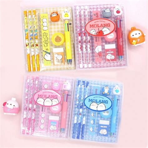 졸업 몰랑이 문구세트 몰랑이문구세트 케이스문구세트 유치원 초등학교 단체선물 키즈원