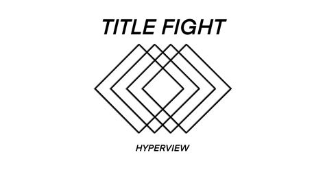 Title Fight Hyperview Album Shirt Title Fight T Shirt Teepublic