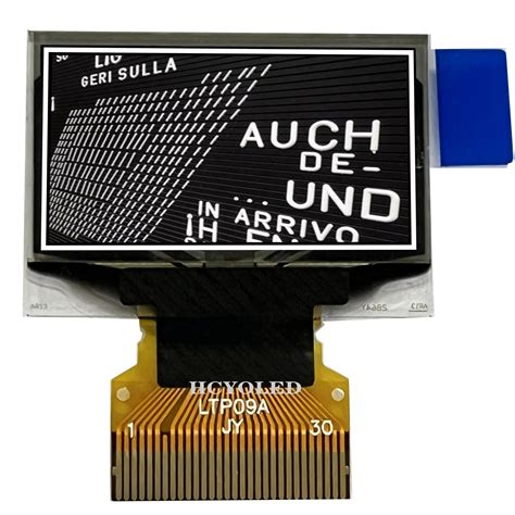 Compact Mini OLED Display For Medical And Handheld Devices With Monochrome OLED Display