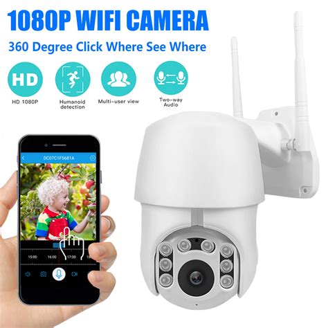 360 Degree Wifi Cloud Camera Two Way Audio Hd Ip Camera 49 Off