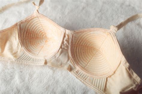 Nestleform 34aa Vintage Antique Pointy Spiral Bullet Bra Beige 100 Co
