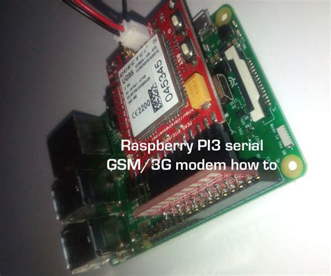 raspberry pi 3 and raspbian jessie gsm 3g serial how to 3 steps