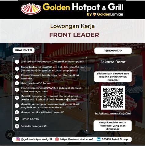 Naufal Hakim On Linkedin Restaurant Resto Food Beverages Loker