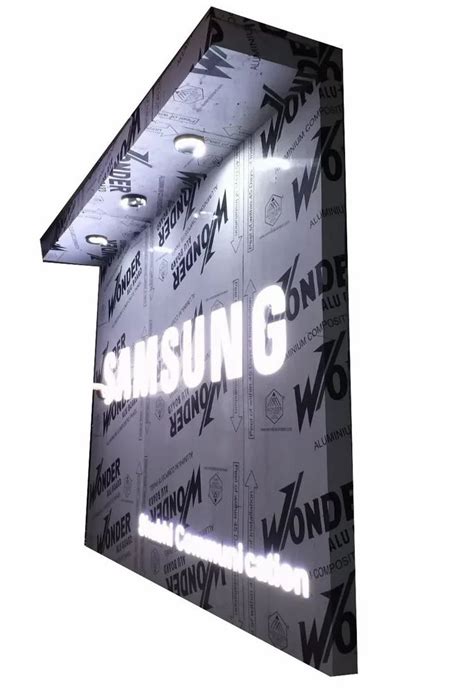 Led Rectangle Acp Cladding For Advertisement Wall At Rs 230sq Ft In