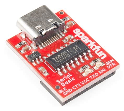 Sparkfun Serial Basic Breakout Ch340c And Usb C Amicus Engineering