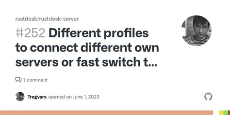 Different Profiles To Connect Different Own Servers Or Fast Switch To
