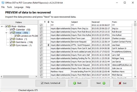 Offline And Online Ost To Pst Conversion
