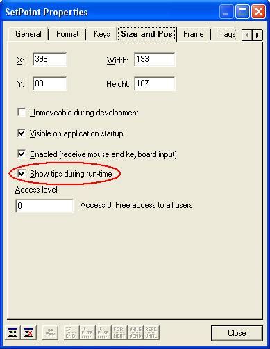 KB 33218 Tip Box When Mouse Is Over Objects Elipse Knowledgebase