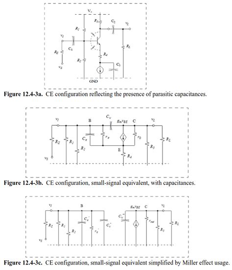 impedance common emitter small signal model for high frequencies