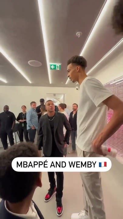 510 Kylian Mbappé Standing Next To 75 Victor Wembanyama 😳 Youtube