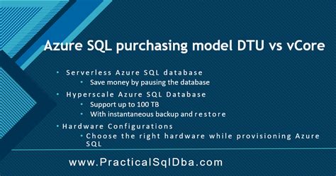 Solutions With Practical Sql Dba Stairway To Microsoft Azure Sql