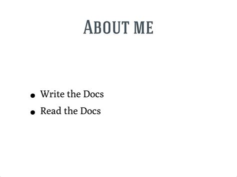 Writing Docs A Beginners Guide To Writing Documentation Speaker Deck