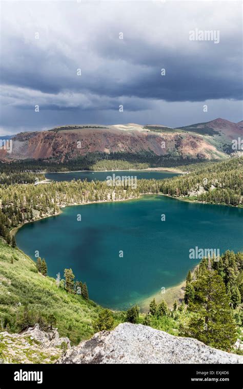 Summer Thunderstorm Above Lake Mary And Lake George In Californias