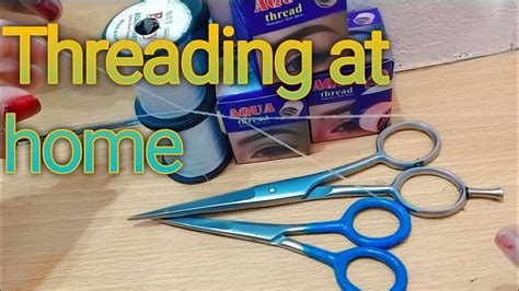 How To Hold And Work With Thread To Remove Facial Hairs Threading Techniques New Look By
