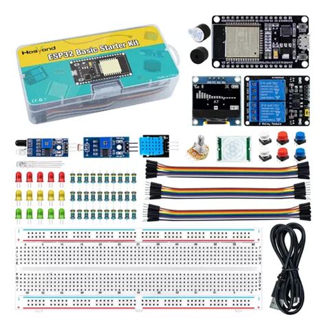 kit de inicio básico esp32 wifi iot para arduino con tutoria envío gratis