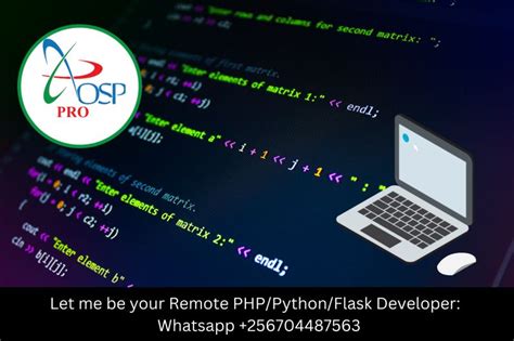 Oguti David Brian On Linkedin Let Me Be Your Remote Phppythonflask Developer Whatsapp