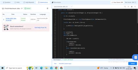 Shriyash Patil On Linkedin Greedyalgorithm Priorityqueue Javaprogramming Codingchallenge