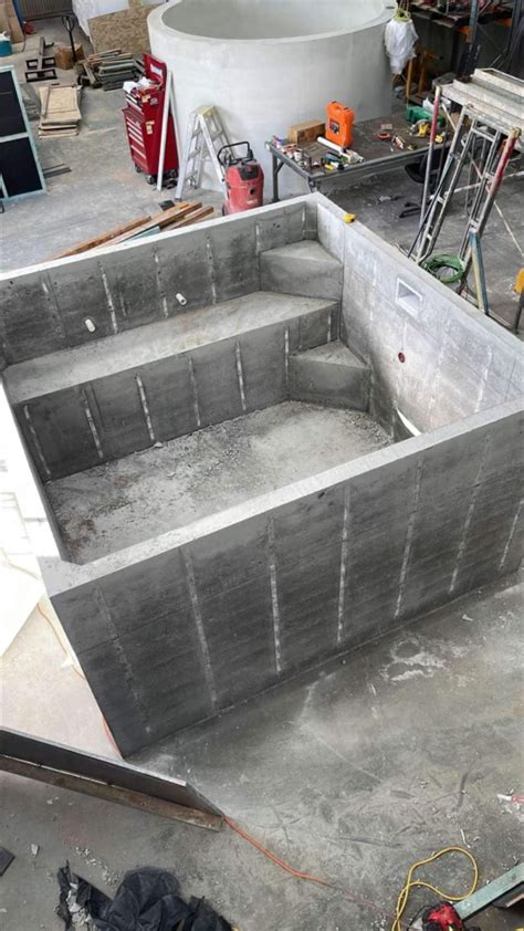 Spider Ties Plunge Pool Cast In Place Chris Rayson