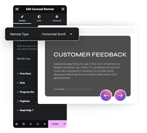Elementor Horizontal Scroll Widget The Plus Addons For Elementor