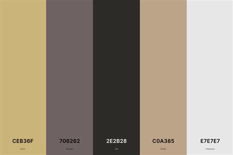 25 Best Neutral Color Palettes With Names And Hex Codes