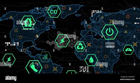 Image Of Multiple Digital Icons Over World Map And Data Processing