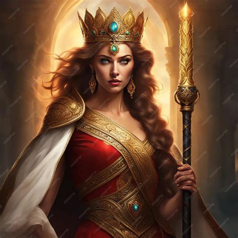 Premium Photo Warrior Queen