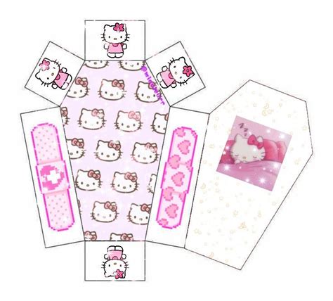 Hello Kitty Coffin Подростковые поделки Приглашения Hello Kitty Эскизы открыток