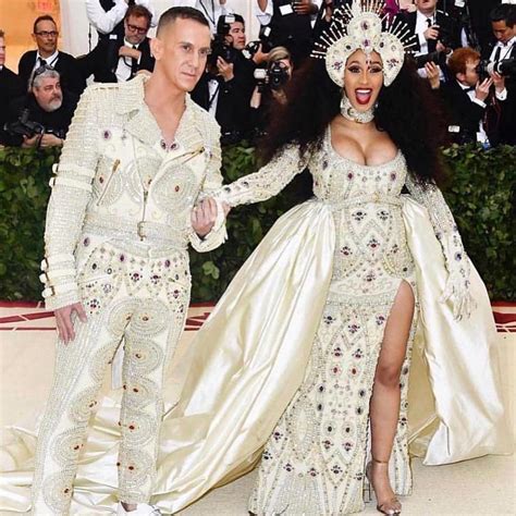 Cardi B Boobs Were Ready To Explode On MET Gala Scandal Planet