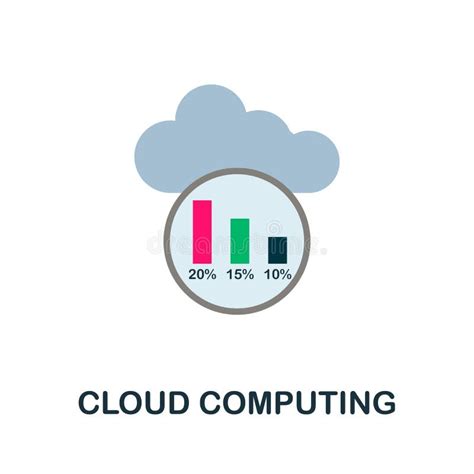 Cloud Computing Icon From Industry 40 Collection Stock Illustration