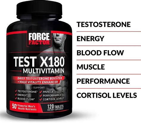 Test X180 Multivitamin Force Factor Testosterone Support