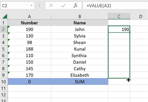 Excel SUM Function Not Working How To Fix