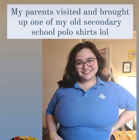 Such A Great Shot From Janineaam Wearing A Very Tight Shirt From When